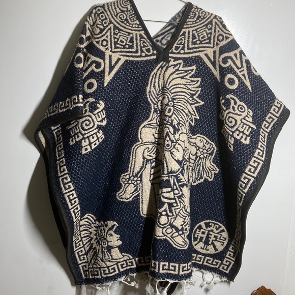 Hand Crafted | Jackets & Coats | Vintage Peruvian Wool Poncho | Poshmark
